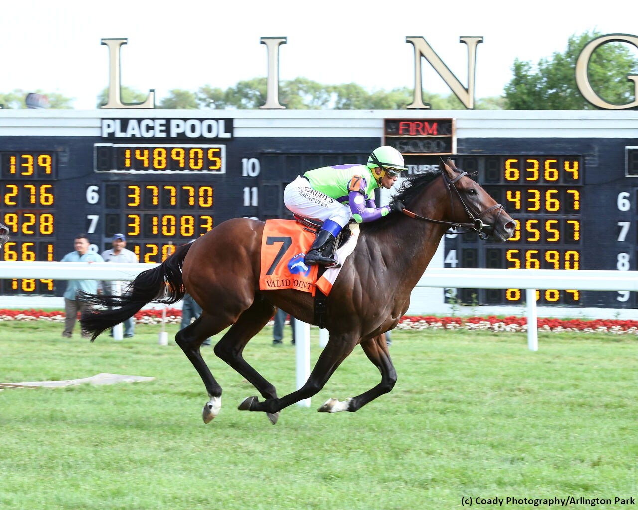 Valid Point rallies late to win Secretariat in stakes debut | BRISnet ...