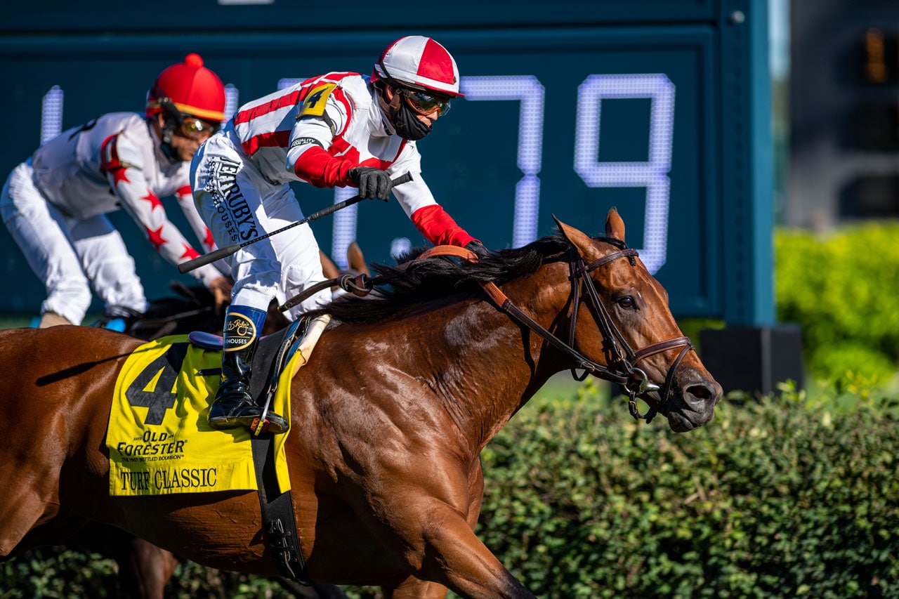 Digital Age reels in Factor This in Old Forester Bourbon Turf Classic ...