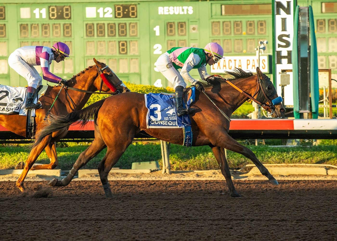Consequent gives Baffert another Starlet success | BRISnet.com Trusted ...