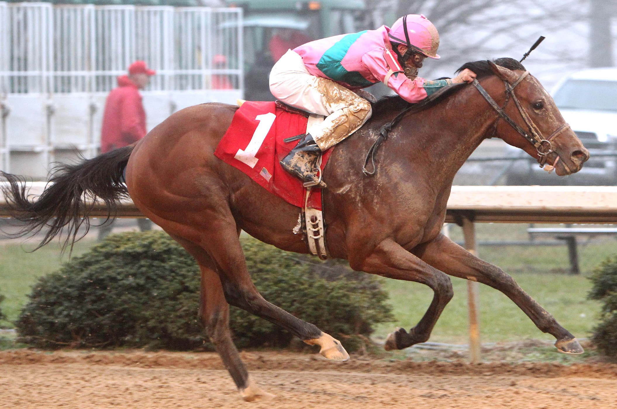 Caleb's Posse coasts through Arkansas Derby move