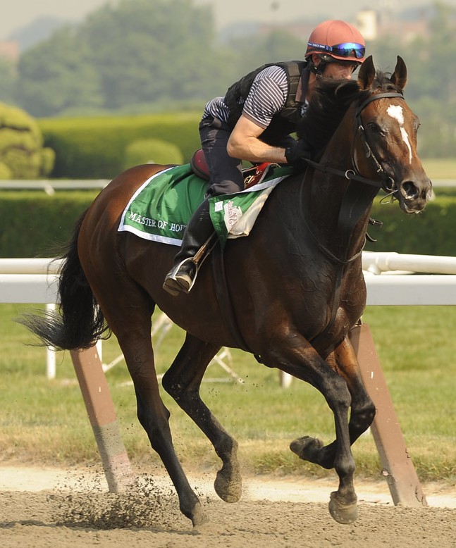 Master of Hounds arrives, gallops at Belmont | BRISnet.com Trusted Data ...