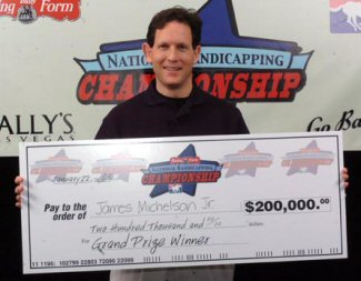 Michelson wins National Handicapping Championship | BRISnet.com Trusted ...