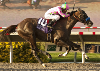 Rolling Fog scores in Del Mar Futurity - Brisnet